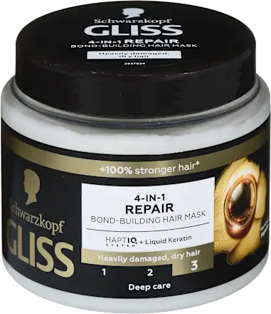 Schwarzkopf GLISS
4-IN-1 REPAIR maska za kosu, 400 ml