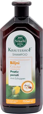 KRÄUTERHOF
Biljni šampon protiv peruti, 750 ml
