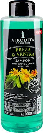 AFRODITA
Šampon za kosu, breza i arnika, 1.000 ml