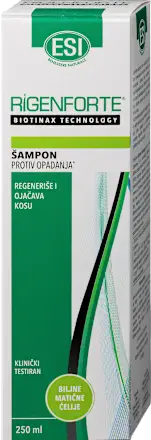 RIGENFORTE
RIGENFORTE BIOTINAX TECNOLOGY šampon protiv opadanja kose, 250 ml
