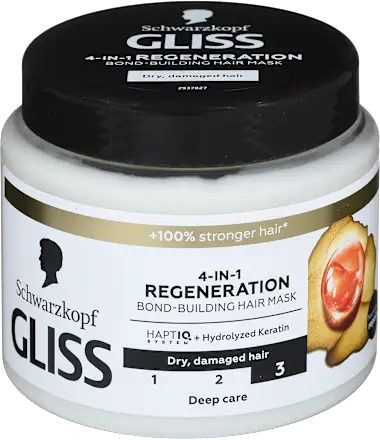 Schwarzkopf GLISS
4-IN-1 REGENERATION maska za kosu, 400 ml