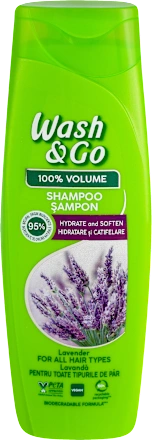 Wash&Go
Šampon za kosu sa ekstraktom lavande, 360 ml