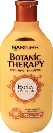 GARNIER BOTANIC THERAPY
Honey & Propolis - šampon za veoma oštećenu kosu sa ispucalim vrhovima, 400 ml