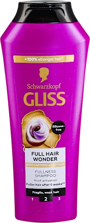 Schwarzkopf GLISS
FULL HAIR WONDER šampon za kosu, 400 ml