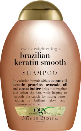 ogx
brazilian keratin smooth - šampon za kosu, 385 ml