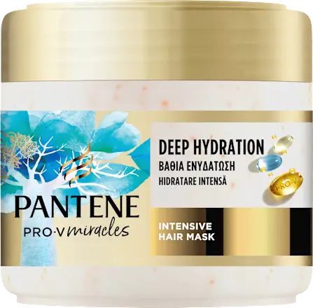 PANTENE PRO-V
DEEP HYDRATION masku za kosu, 300 ml