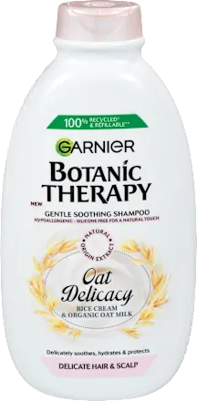 GARNIER BOTANIC THERAPY
Oat Delicacy šampon za osetljivu kosu i kožu glave, 400 ml
