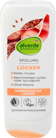 alverde NATURKOSMETIK
Balzam za kovrdžavu kosu - grožđe i lan, 200 ml