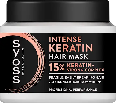 syoss
INTENSE KERATIN maska za kosu, 400 ml
