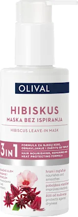 OLIVAL
HIBISKUS 3u1 maska za kosu bez ispiranja, 150 ml