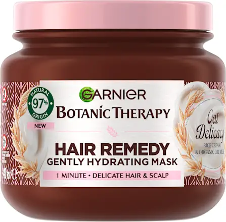 GARNIER BOTANIC THERAPY
Oat Delicacy HAIR REMEDY nežna hidrirajuća maska za kosu, 340 ml