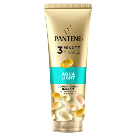 PANTENE PRO-V
AQUA LIGHT 3 MINUTE MIRACLE - regenerator za kosu, 220 ml