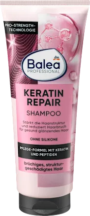 Balea PROFESSIONAL
KERATIN REPAIR šampon, 250 ml