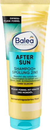 Balea PROFESSIONAL
AFTER SUN 2IN1 šampon + balzam za kosu, 250 ml
