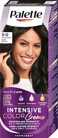 Palette INTENSIVE COLOR CREME
Boja za kosu – 3-0 (N2) tamnosmeđa, 1 kom