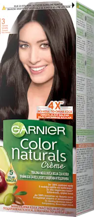 GARNIER Color naturals
Boja za kosu - br. 3, tamno smeđa, 1 kom