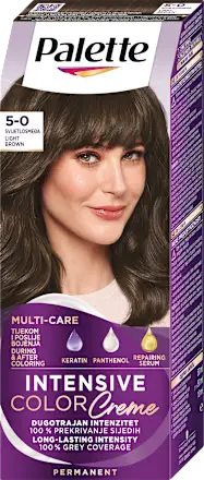 Palette INTENSIVE COLOR CREME
Boja za kosu – 5-0 (N4) svetlosmeđa, 1 kom