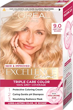 L'ORÉAL PARiS EXCELLENCE Creme
Boja za kosu - 9 Very Light Blonde, 1 kom
