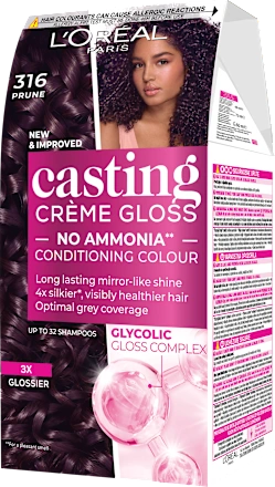 L'ORÉAL PARiS casting CRÈME GLOSS
Boja za kosu - 316 Prune, 1 kom