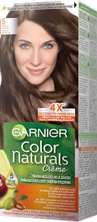 GARNIER Color naturals
Boja za kosu - br. 5, svetlo smeđa, 1 kom