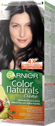 GARNIER Color naturals
Boja za kosu - br. 1, crna, 1 kom