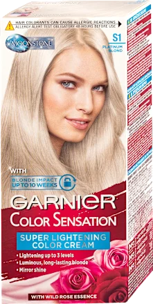 GARNIER Color Sensation
Boja za kosu - S1 Platinum Blond, 1 kom