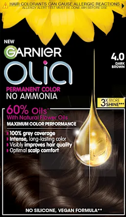GARNIER olia
Boja za kosu – 4.0 Dark Brown, 1 kom