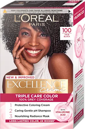 L'ORÉAL PARiS EXCELLENCE Creme
Boja za kosu - 100 True Black, 1 kom