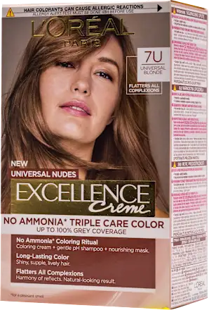 L'ORÉAL PARiS EXCELLENCE Creme
Boja za kosu UNIVRSAL NUDES – 7U UNIVERSAL BLONDE, 1 kom