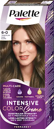 Palette INTENSIVE COLOR CREME
Boja za kosu - 6-0 (N5) tamno plava, 1 kom
