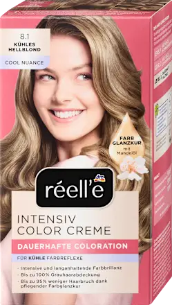 réell‘e
INTENSIV COLOR CREME boja za kosu - 8.1 hladno svetlo plava, 1 kom