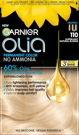 GARNIER olia
Boja za kosu – 110 Superlight Natural Blonde, 1 kom