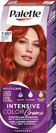 Palette INTENSIVE COLOR CREME
Boja za kosu – 7-887 (RV6) skarlet crvena, 1 kom