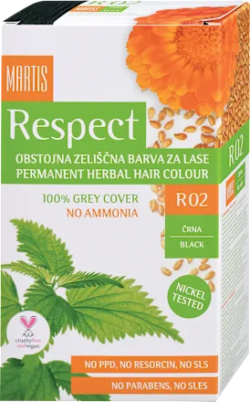 Respect
Boja za kosu – R02 crna, 1 kom