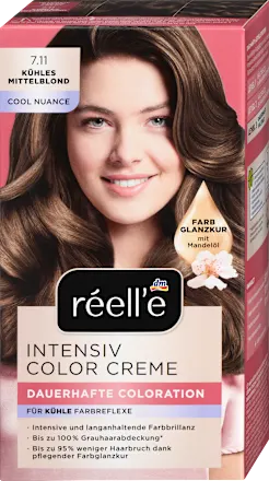 réell‘e
INTENSIV COLOR CREME boja za kosu - 7.11 hladno srednje plava, 1 kom