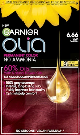 GARNIER olia
Boja za kosu – 6.66 Vivid Carmin, 1 kom