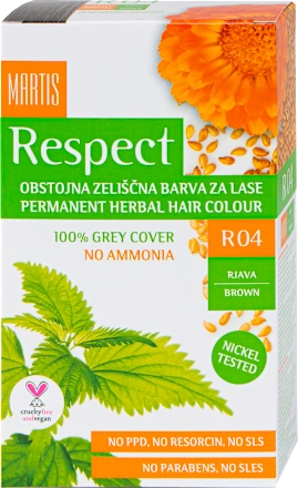 Respect
Boja za kosu – R04 smeđa, 1 kom