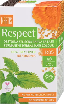 Respect
Boja za kosu - R05 svetlo smeđa, 1 kom