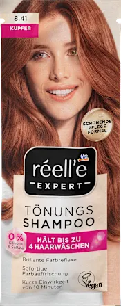 réell‘e EXPERT
EXPERT šampon za privremeno bojenje kose - 8.41 bakar, 25 ml