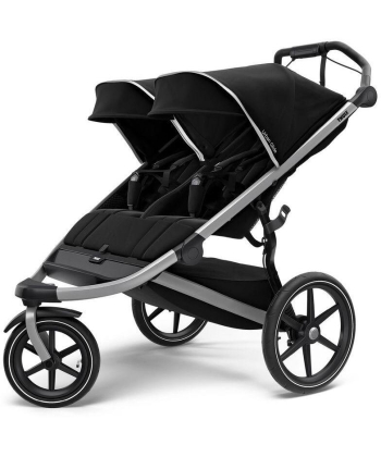 THULE Urban Glide 2 kolica za blizance sa sivim ramom Black