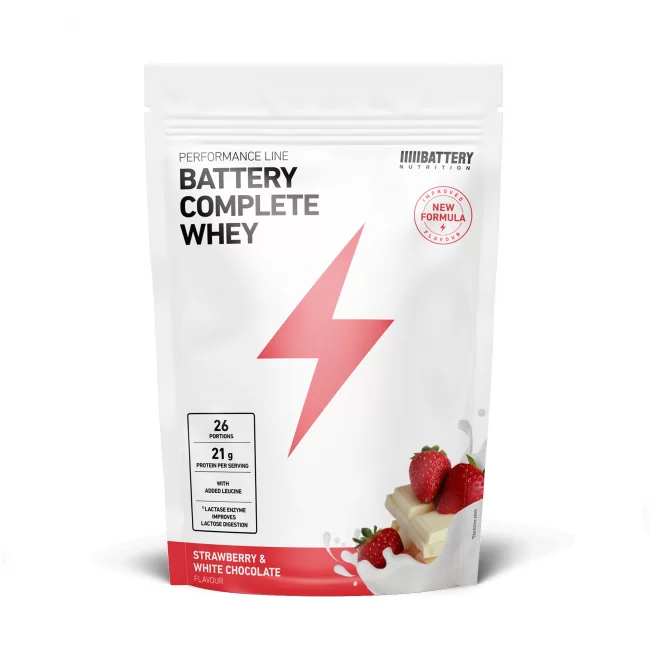 BATTERY COMPLETE WHEY Strawberry – White Chocolate 1800g