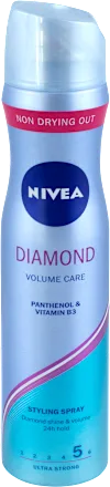 NIVEA
Diamond Volume Care lak za kosu – snaga učvršćivanja 5, 250 ml