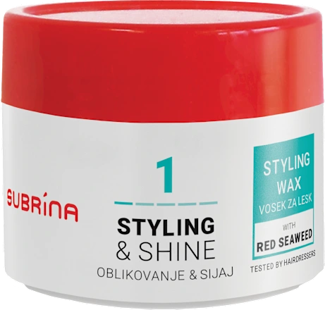 SUBRiNA
STYLING & SHINE vosak za kosu, 100 ml