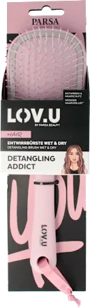 PARSA BEAUTY
LOV.U četka za kosu mala ovalna - roze, 1 kom