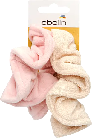 ebelin
Scrunchy gumice za kosu - roze i bež, 2 kom