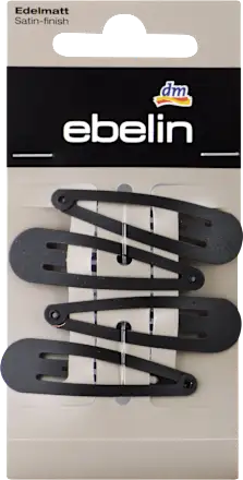 ebelin
Šnalice za kosu - mat, crne, 4 kom