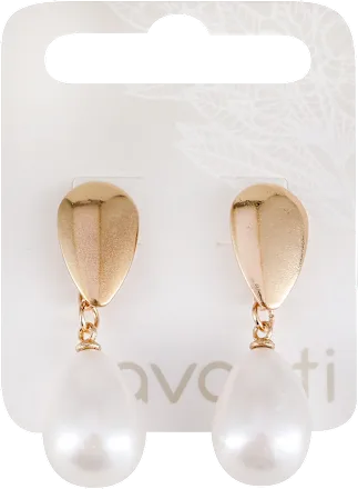 avanti
Viseće minđuše u zlatnoj boji sa biserom, 1 kom