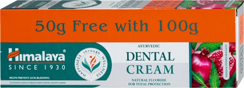 Himalaya
AYURVEDIC DENTAL CREAM pasta za zube - 50g gratis, 50 g