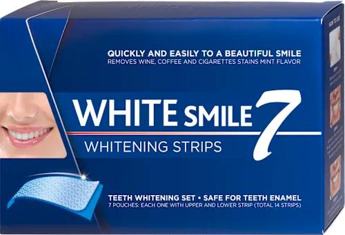 WHITE SMILE
Trakice za izbeljivanje zuba, 14 kom