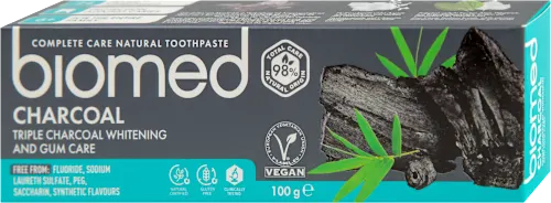 biomed
CHARCOAL pasta za zube, 100 g